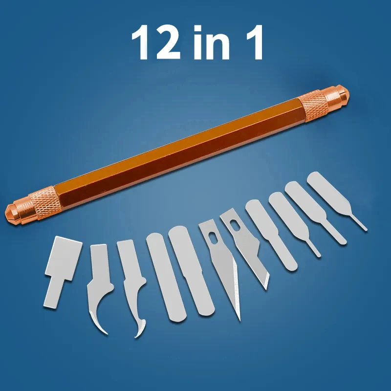 12-IN-1-IC-Chip-Repair-Thin-Blade-Tools-Set-CPU-Edge-Removal-Scraper ...