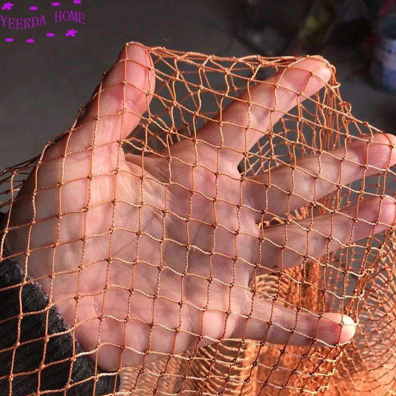 Wear-resisting-brown-fishing-net-stake-net-Breeding-nets-Crop ...