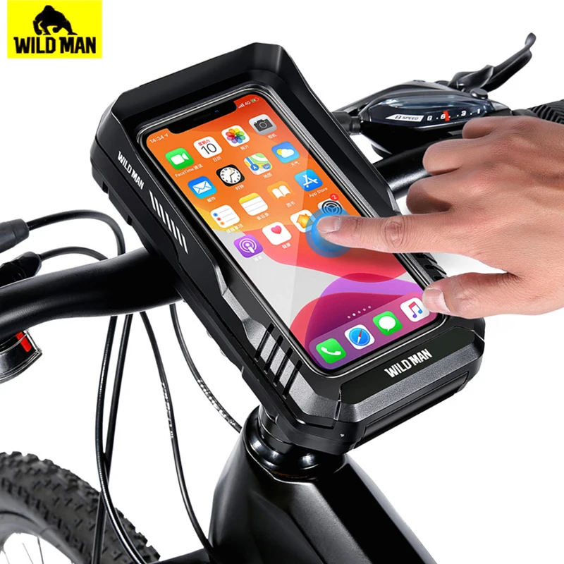 WILD-MAN-Bike-Bag-Waterproof-Touch-Screen-Phone-Case-6-8-Bicycle-Bag ...