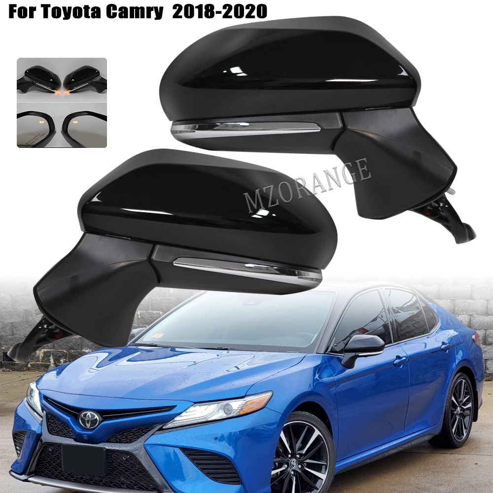 Rear View Mirror For Toyota Camry 2018-2021 Car Side Wing Door Mirrors ...