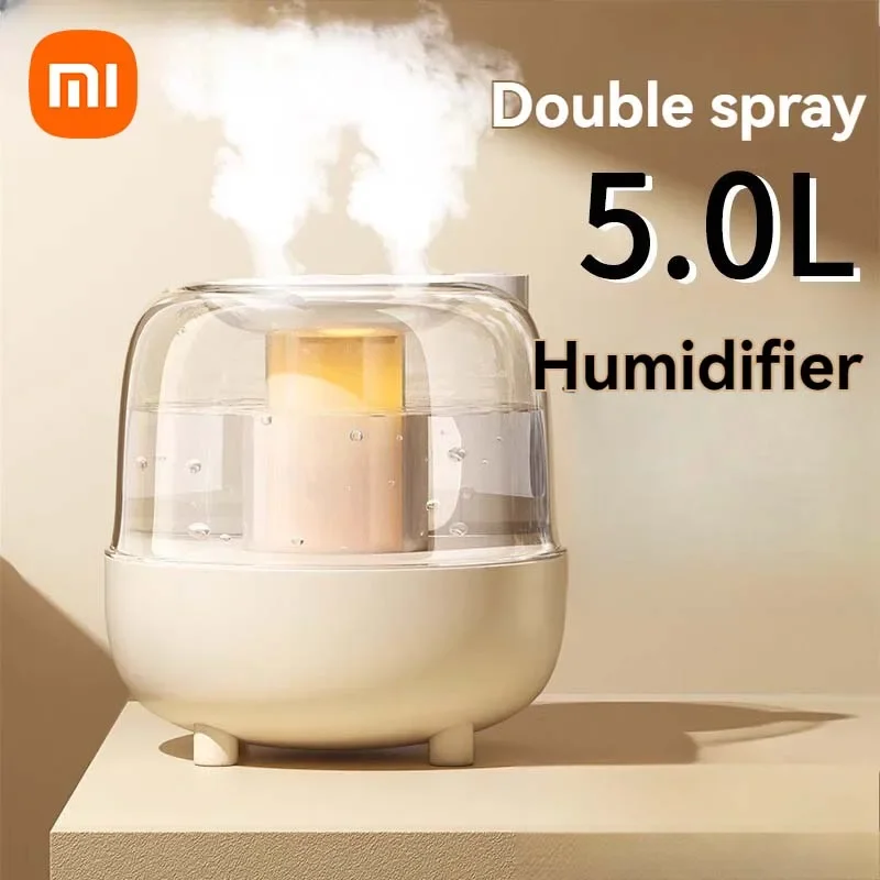 Xiaomi-MIJIA-5L-large-capacity-humidifier-usb-double-fog-spray-low ...