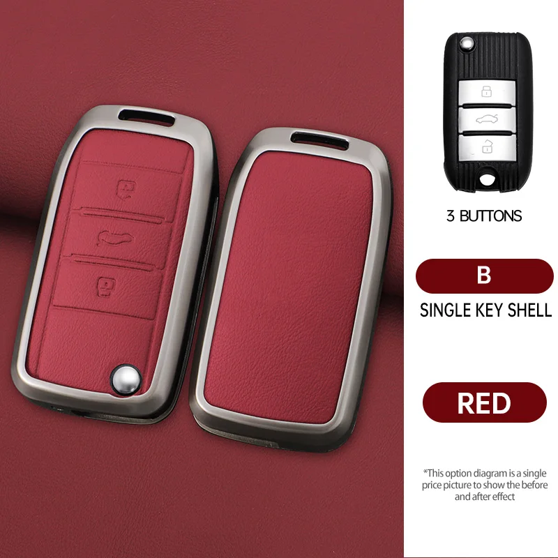Zinc-Alloy-Leather-Car-Key-Case-Cover-For-Roewe-RX5-MG3-MG5-MG6-MG7-MG ...
