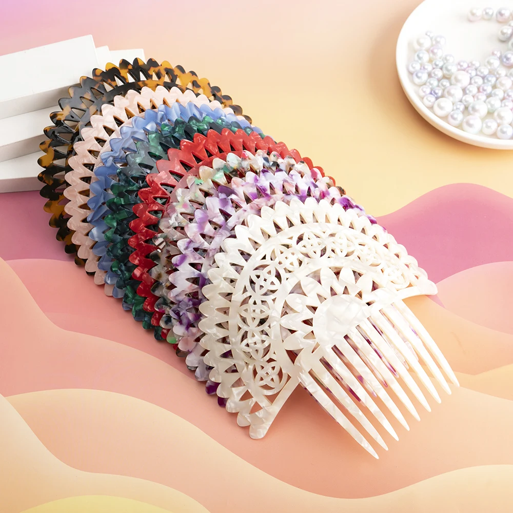 Classic Hair combs for women Acetate hair accessories combs ...
