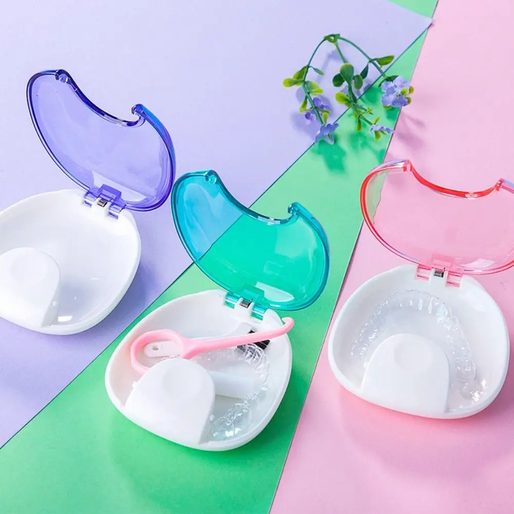 New-1Pcs-Dental-False-Teeth-Cleaning-Box-Denture-Bath-Container ...