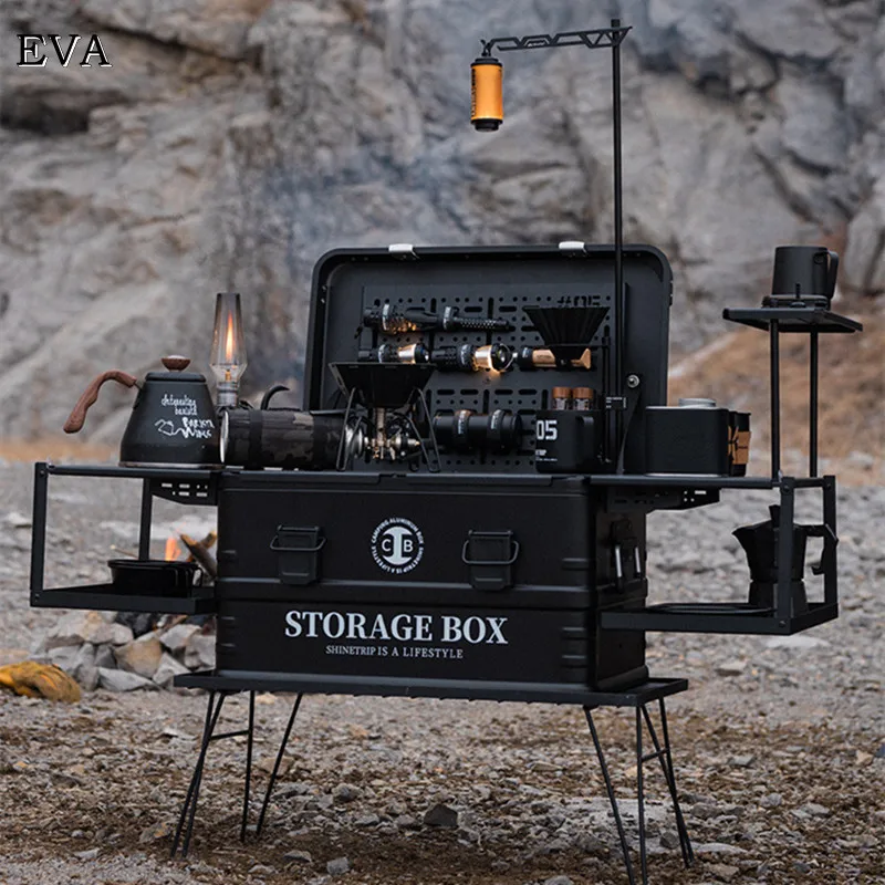 Aluminum-Alloy-Outdoor-Camping-box-Carbon-Steel-Table-Plate-Combination ...