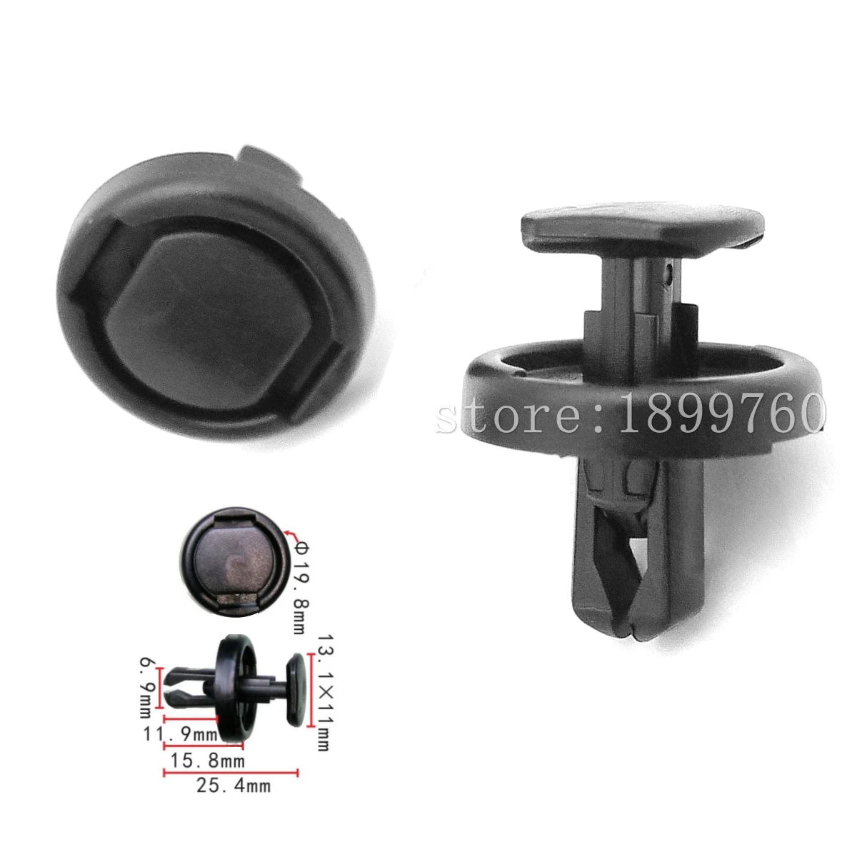 10x/50/100x for TOYOTA Splash Shield-Front Clip Push Type 9046707220 ...