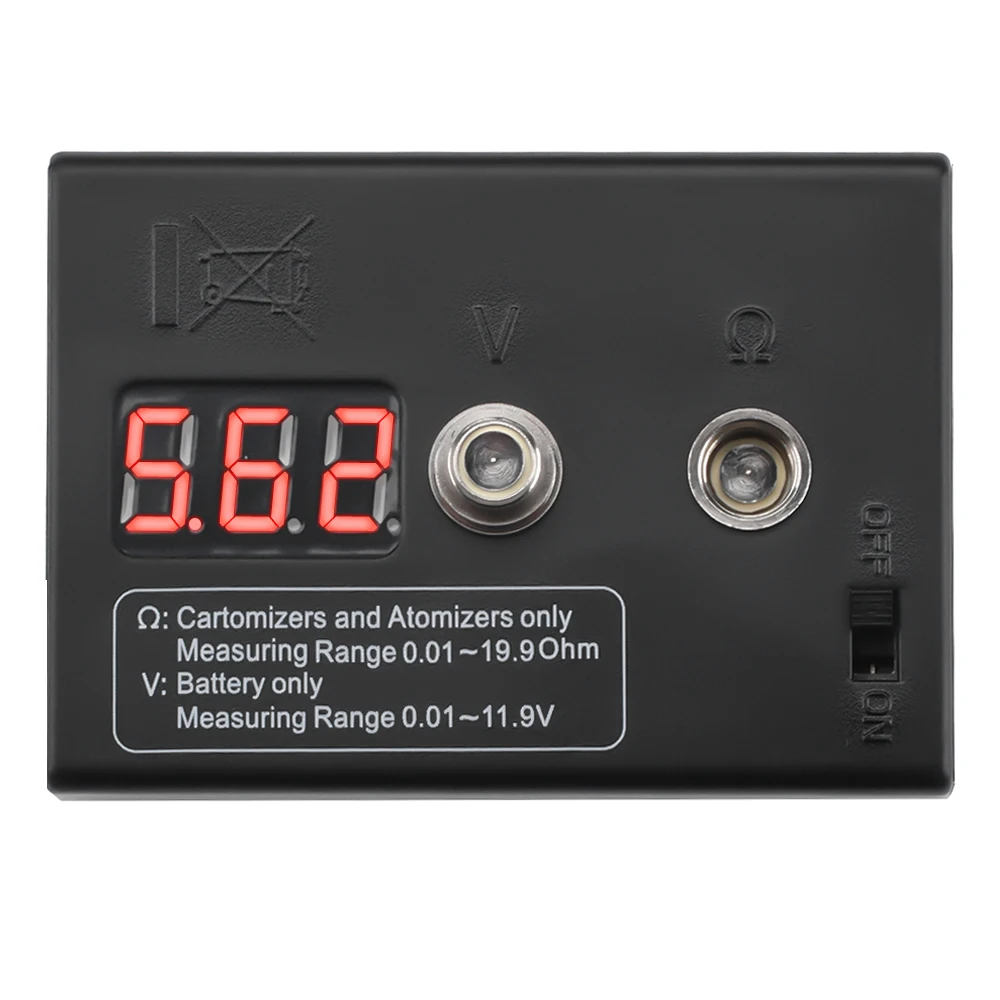 Resistance-Tester-Digital-LED-Meter-Ohm-Resistance-Reader-High ...