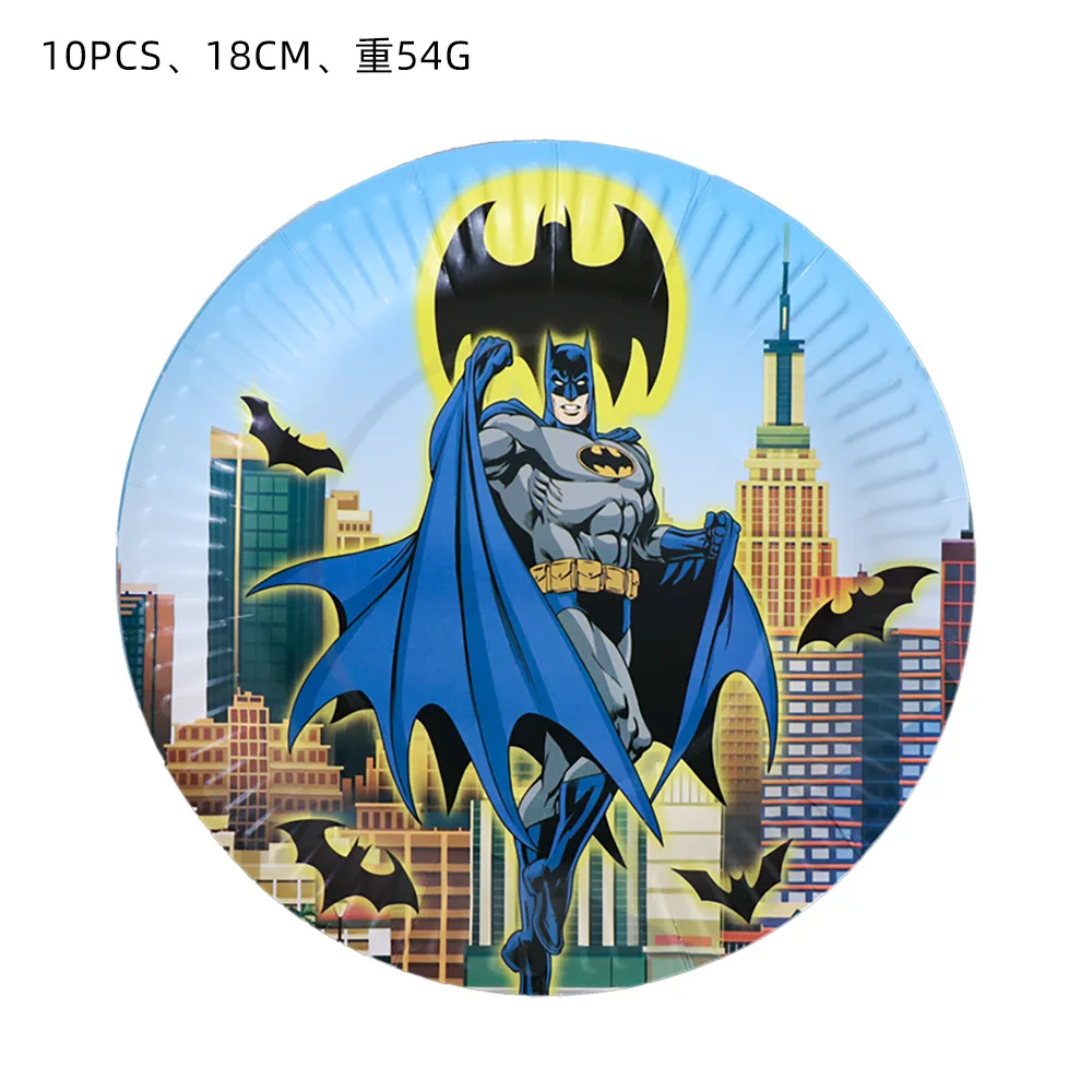 Batman Paper Plates
