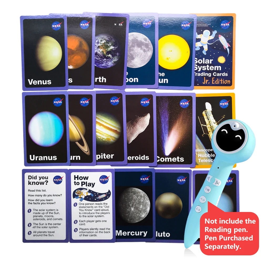 Space-Solar-System-Star-English-Learning-Word-Card-Montessori-Early ...