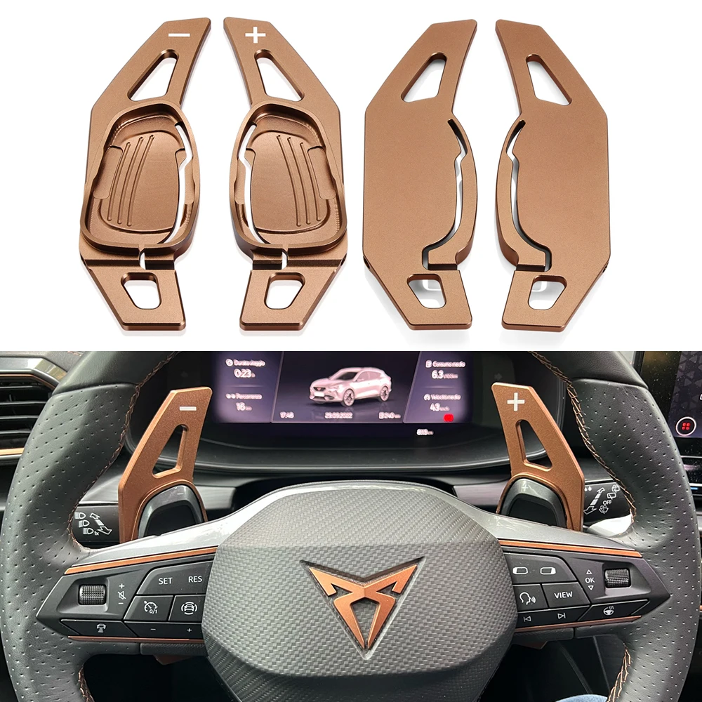 Car Steering Wheel Paddle Shifter Extension Shift For Cupra Seat ...