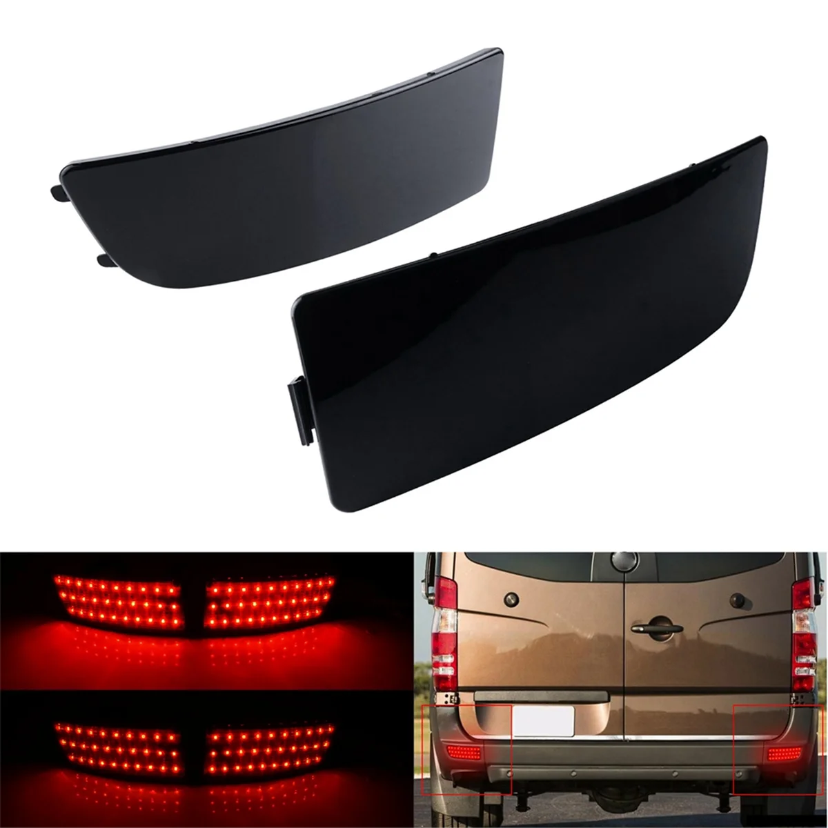 Car-Rear-Bumper-Reflector-Lights-Rear-Brake-Lights-A9068260140-for ...