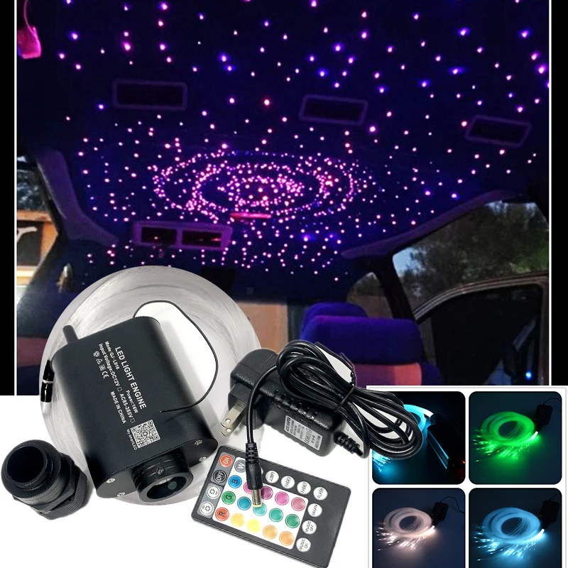 Optical Fiber Light 16w Star Ceiling Kit Bluetooth App Control Starry ...
