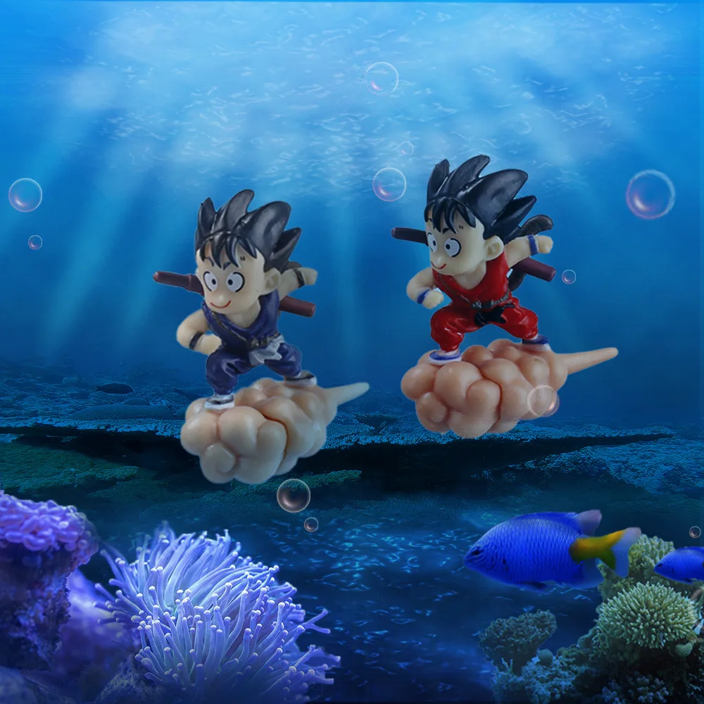Aquarium-Accessories-Dragon-Ball-Son-Goku-Sitting-on-The-Cloud-Action ...