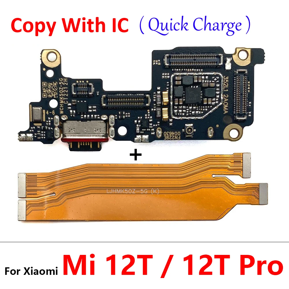 New-For-Xiaomi-Mi-12T-Pro-USB-Charging-Board-Connector-Plug-Port-Dock ...