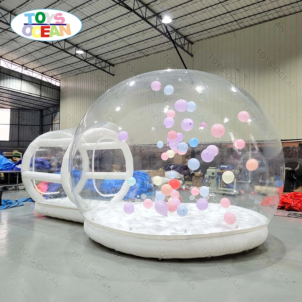 Tienda de campaña inflable de burbujas de rebote comercial ...