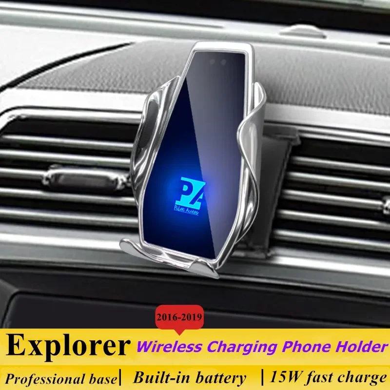 2016-2019-For-Ford-Explorer-Mobile-Phone-Holder-Wireless-Charger-Car ...