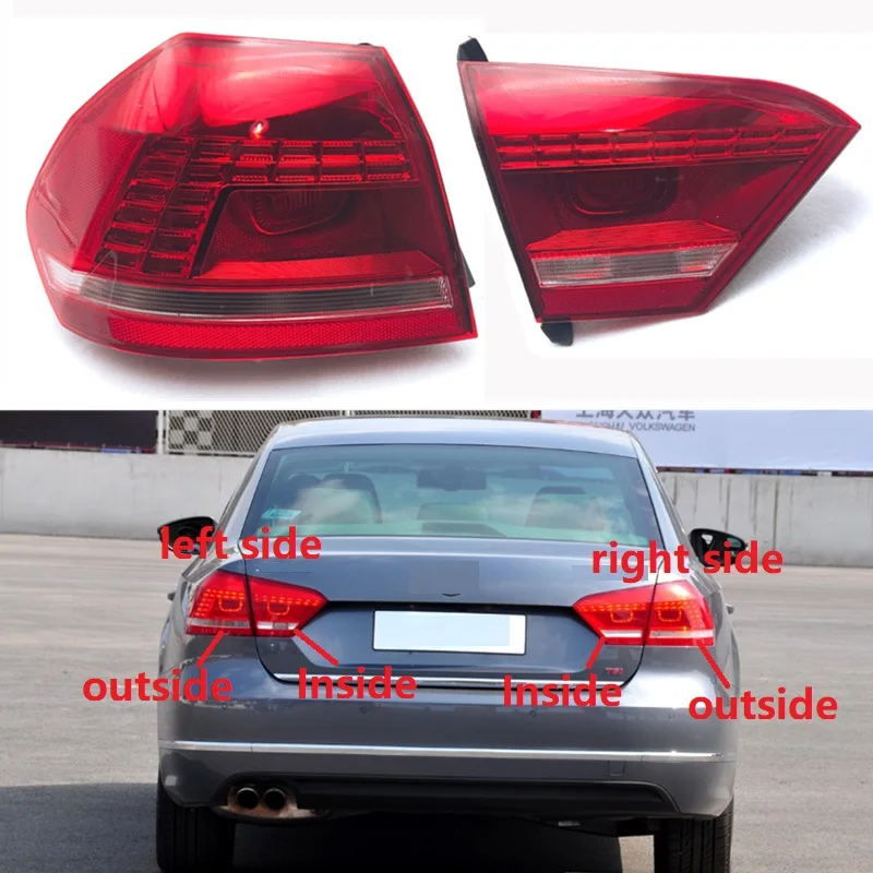For-VW-Volkswagen-Passat-2011-2012-2013-2014-2015-LED-Inside-Outer ...