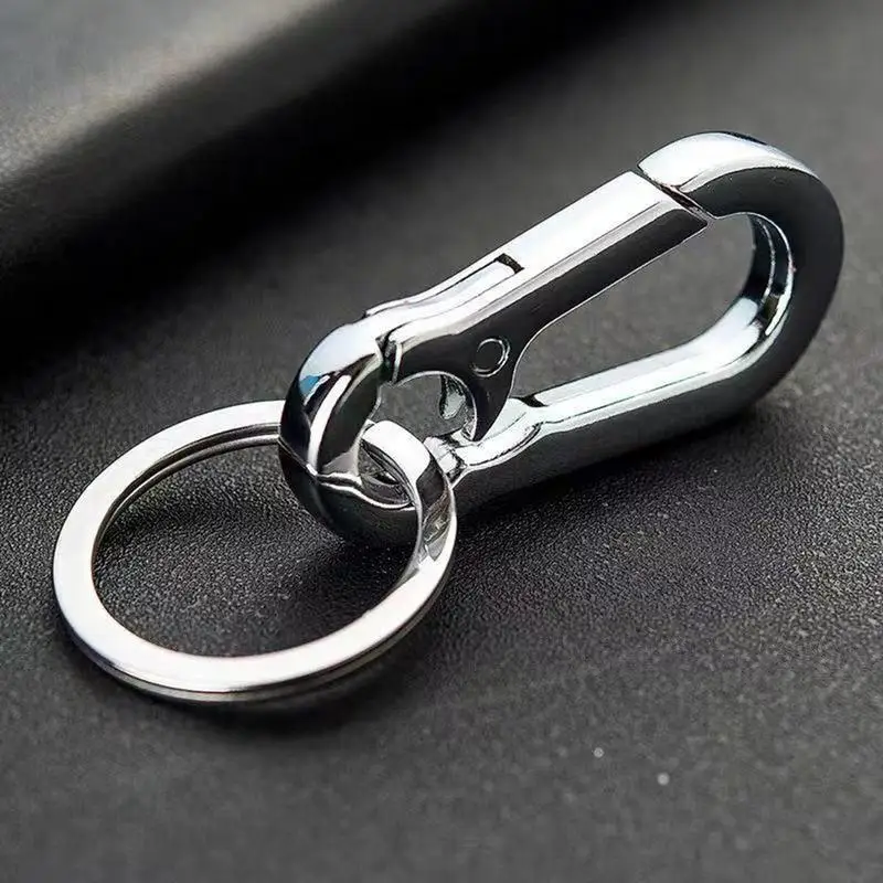 Portable-Gourd-Buckle-Keychains-Climbing-Hook-Stainless-Steel-Carabiner ...