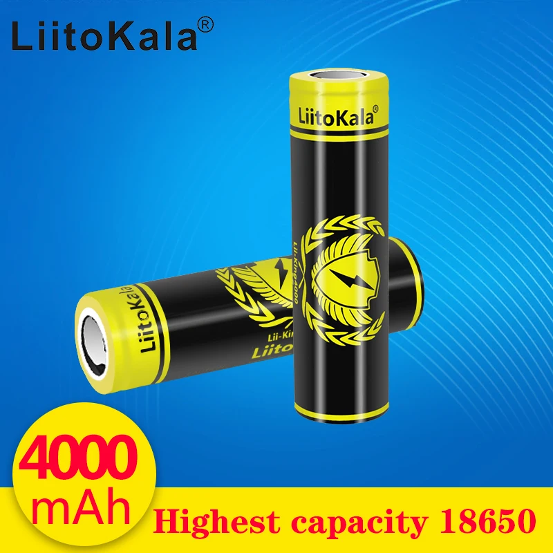 1-40pcs-LiitoKala-Lii-King4000-3-7V-18650-4000mAh-12A-Discharging ...
