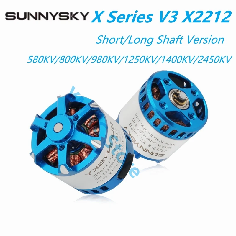 SunnySky-X-Series-V3-X2212-580KV-800KV-980KV-1250KV-1400KV-2450KV-Short ...