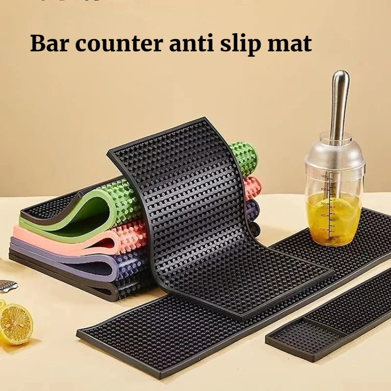Rubber-Bar-Mat-Coffee-Maker-Countertop-Spill-Mats-Bar-Service-Mat-Dish ...