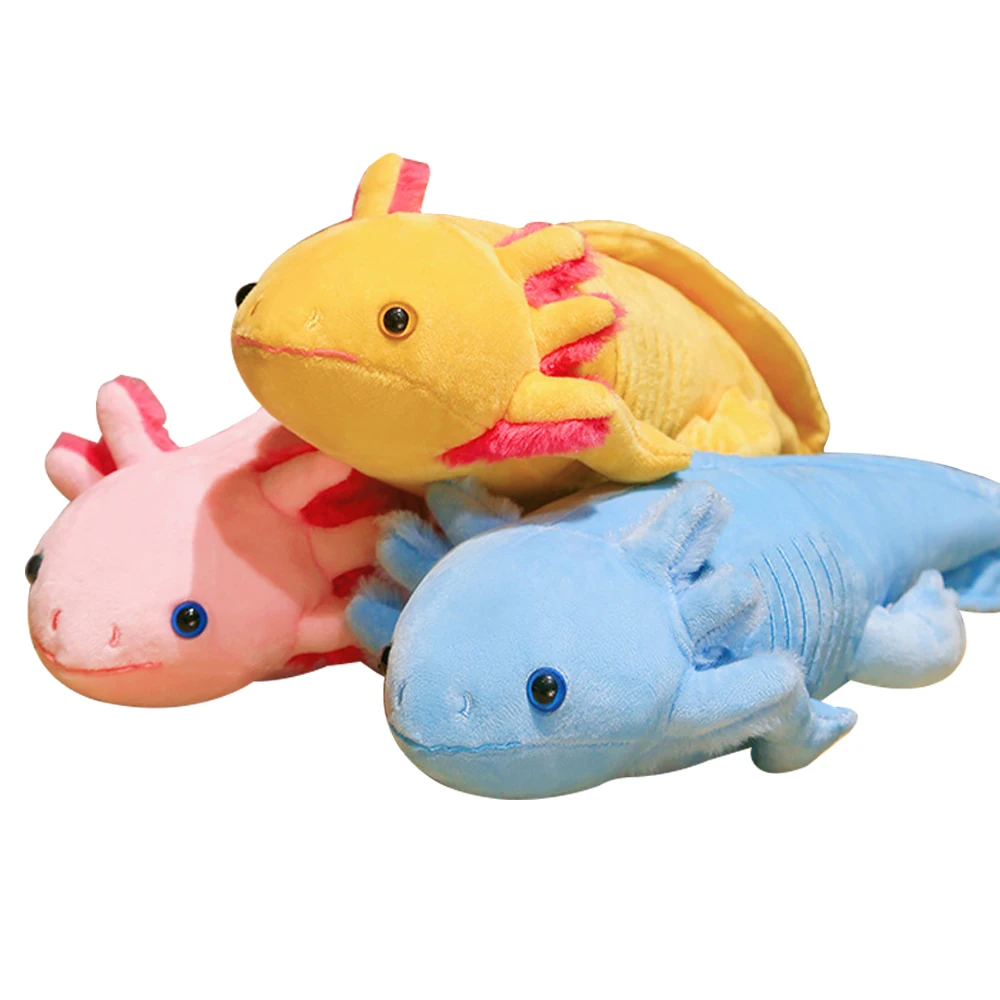 45cm-Kawaii-Colorful-Newt-Plush-Toy-Stuffed-Cute-Axolotl-Salamander ...