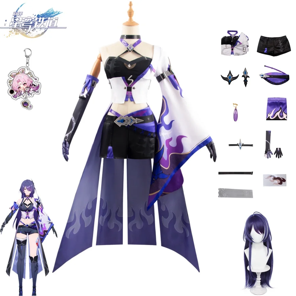 Acheron-Cosplay-Game-Honkai-Star-Rail-Acheron-Cosplay-Costume-Dress-Wig ...