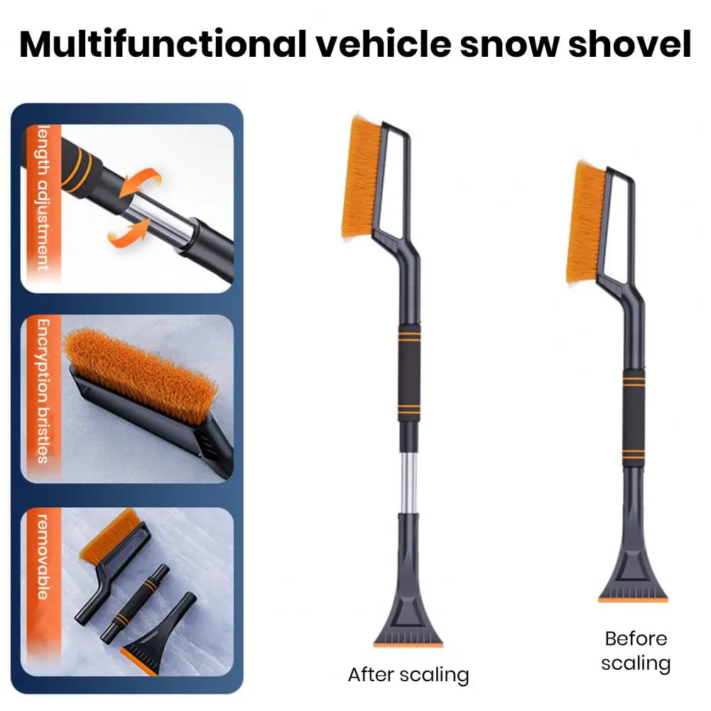 Efficient-Ice-Scraping-Tool-Retractable-Long-Handle-Car-Snow-Brush-Ice ...