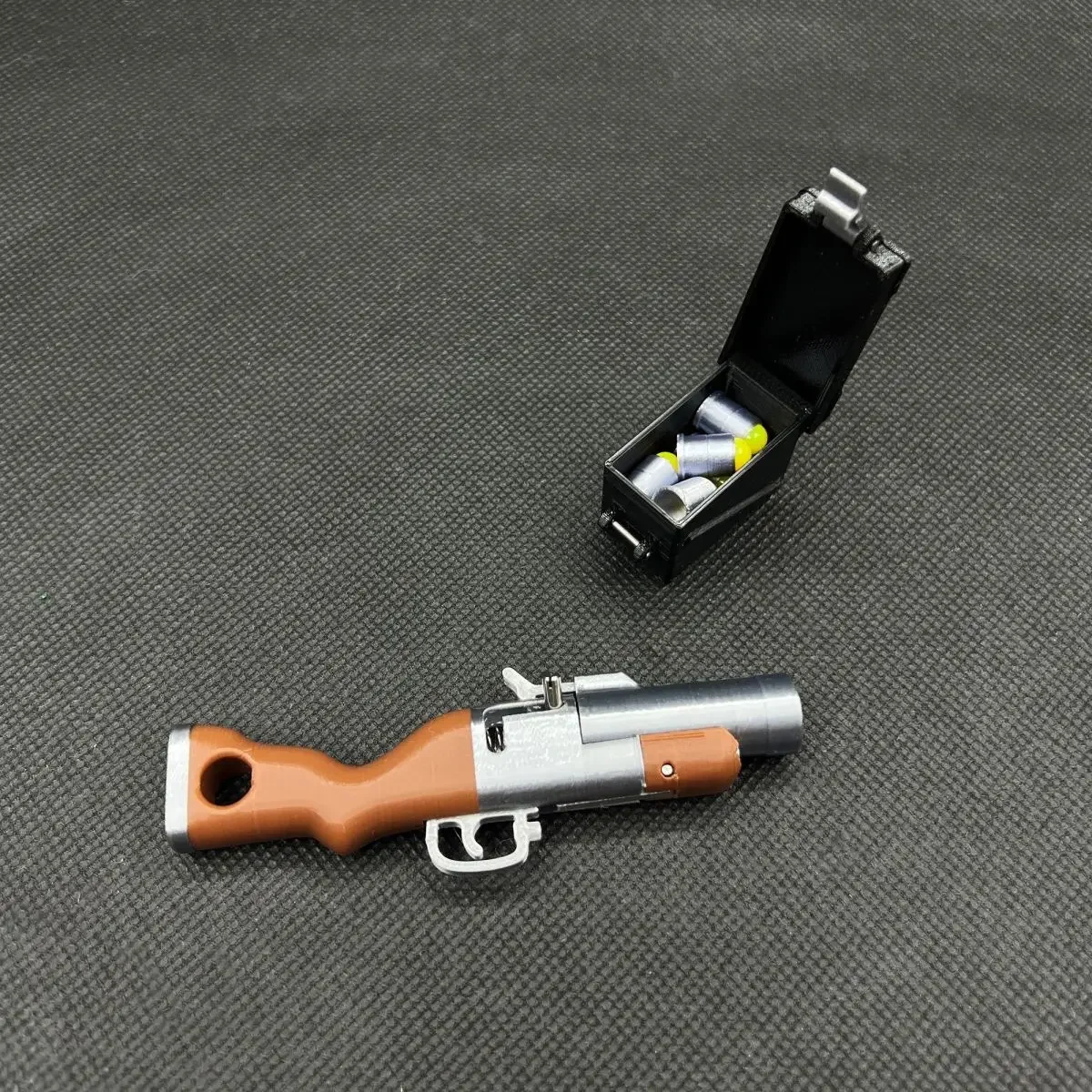 3D Printed Keychain Can Fire Small Balls Mini Soft Bullet Gun Toys ...