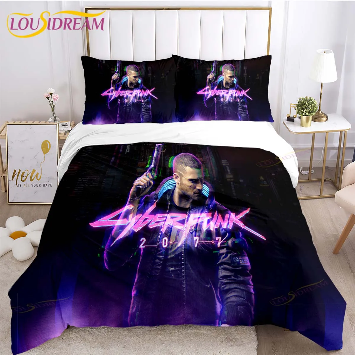 Cyberpunk 3D Print Bedding Set Duvet Covers Pillowcases One Piece ...