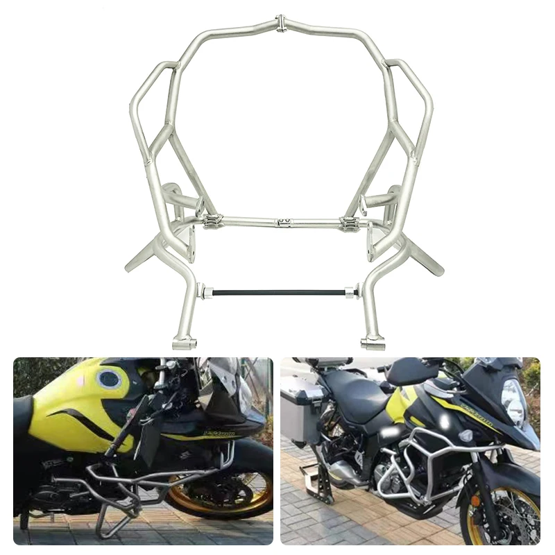 DL650-Highway-Freeway-Crash-Bar-Fuel-Tank-Protector-For-SUZUKI-V-Strom ...