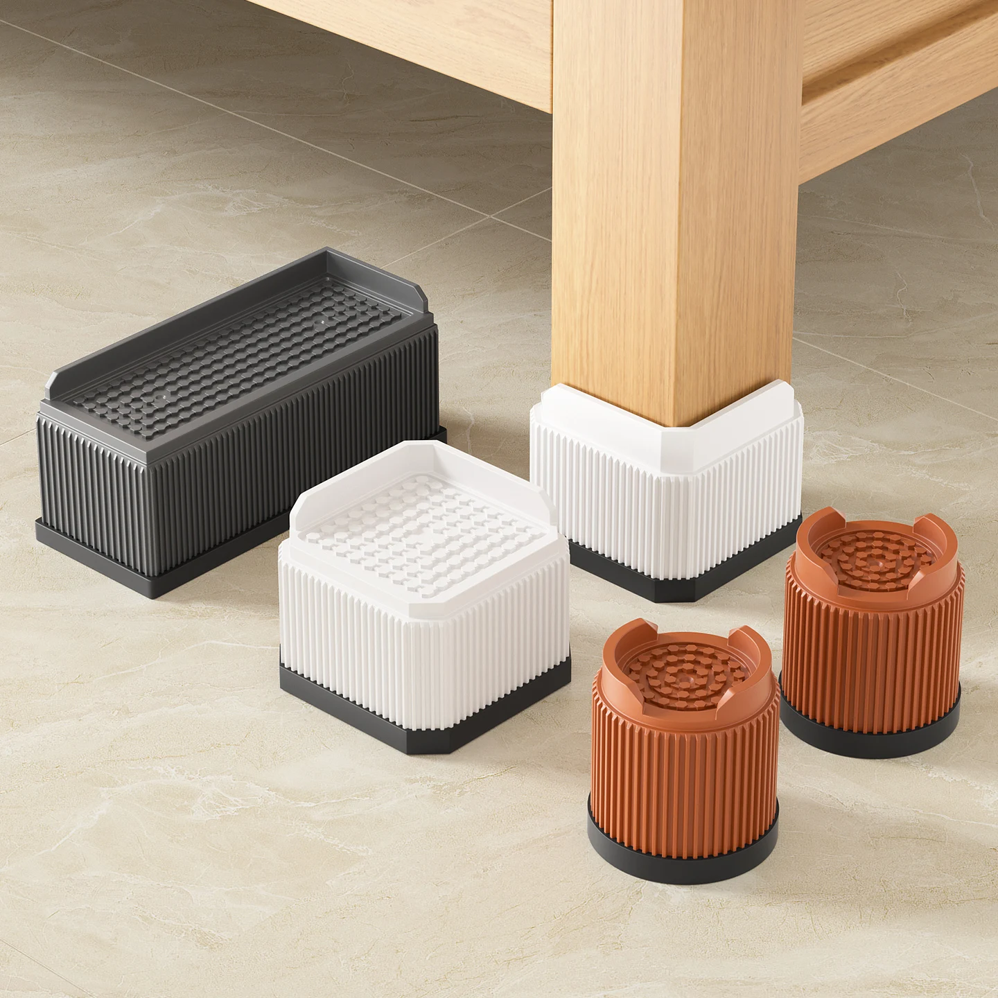 New Furniture Heightening Pads: Home-Use Stackable Risers for Table ...