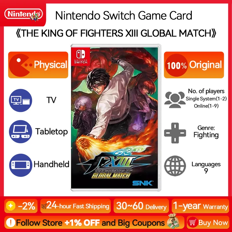 The-King-of-Fighters-XIII-Global-Match-Nintendo-Switch-Game-Deals-Physical-for-Nintendo-Switch ...