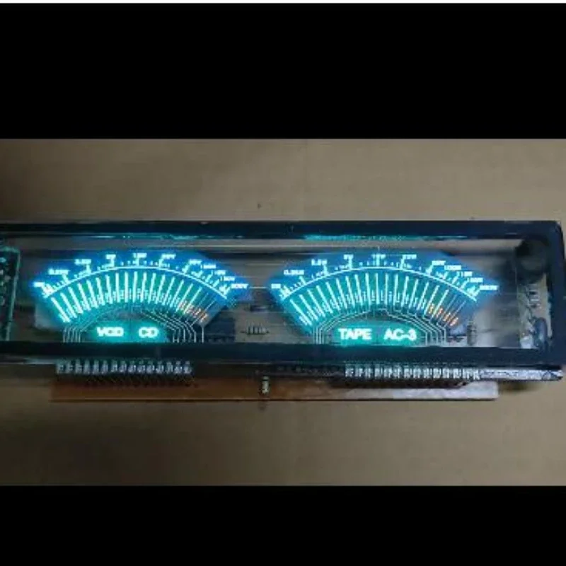 A-Set-VFD-Amplifier-Audio-Stereo-Fluorescent-Display-VU-Meter-DIY-Music ...
