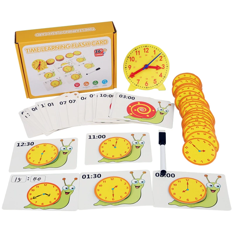 Children-Sensory-Clock-Time-Learning-Montessori-Toys-Parish-Clock-Model ...