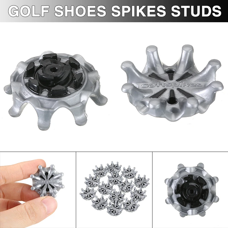 14pcs/Set Replacement Golf Shoes Spikes Studs Fast Twist Cleats Softspikes Non-slip Golf Shoes ...