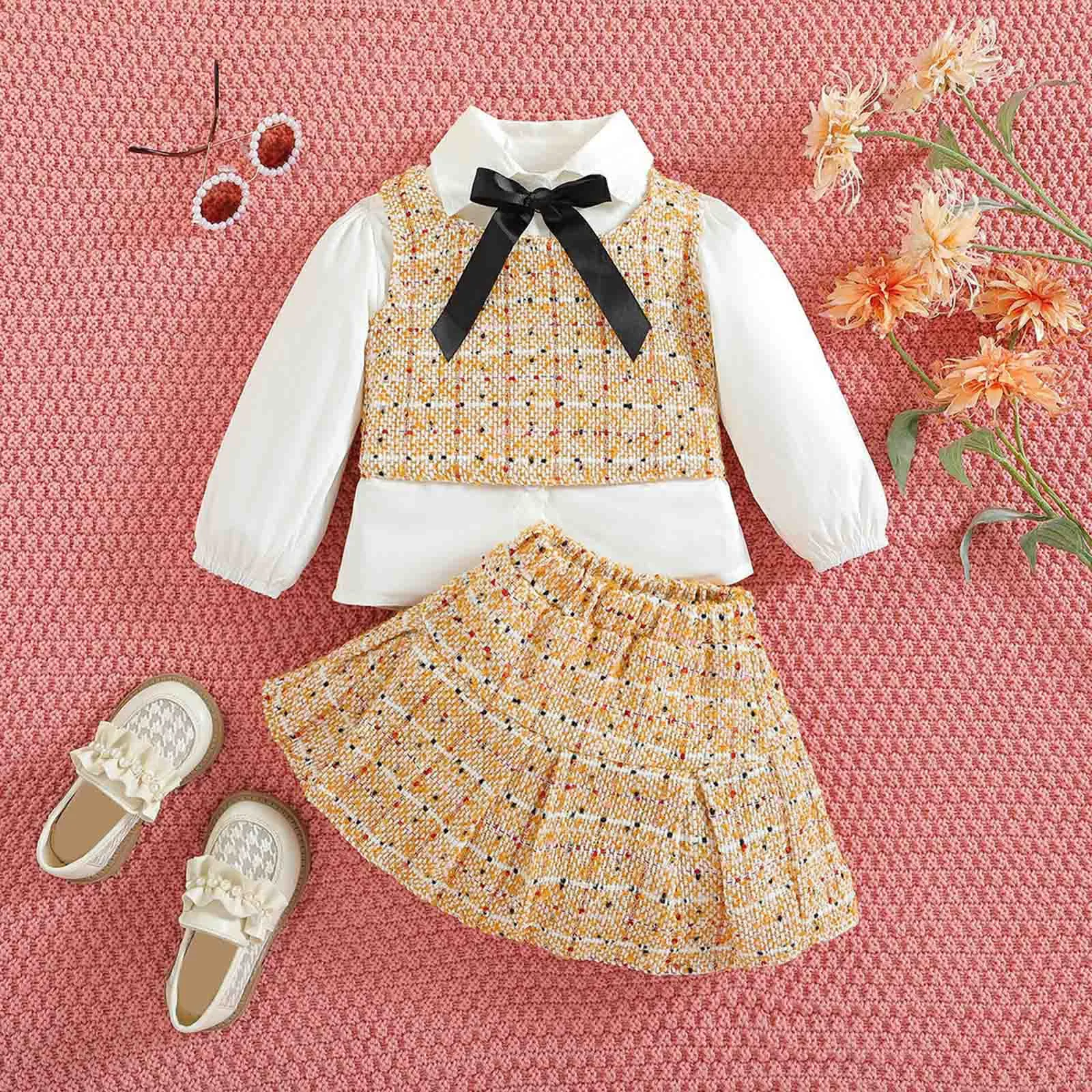 Fashionable-Children-s-Clothing-For-Girls-2-to-6-Years-Necktie-Shirts ...