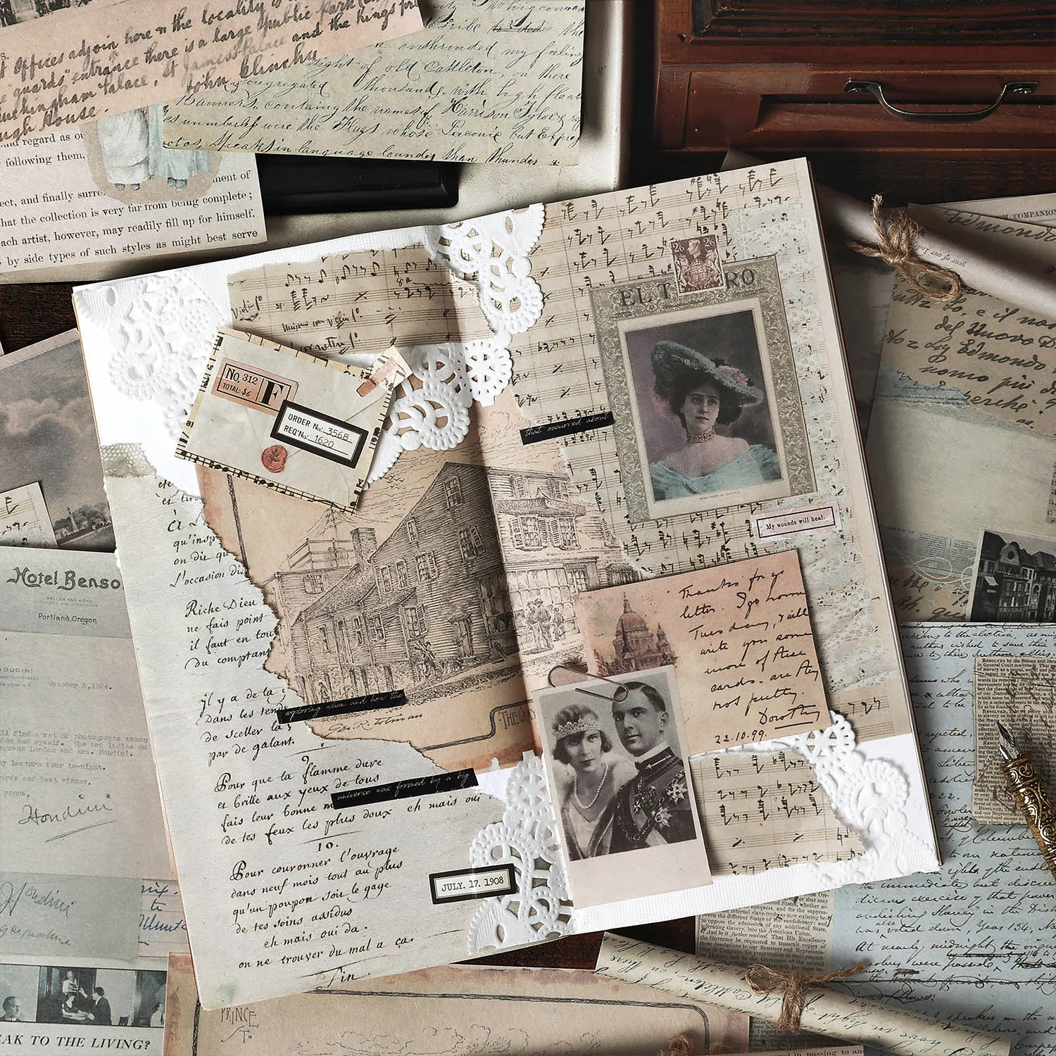 Vintage Scrapbook Cover Ideas