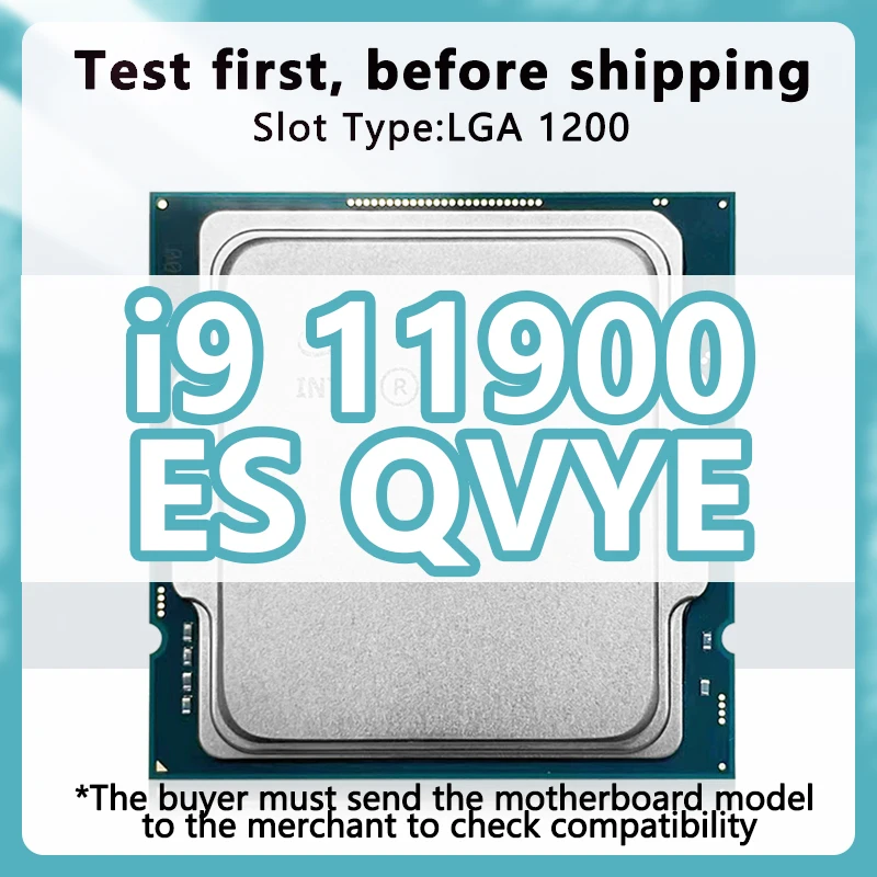 Core-i9-11900-ES-QVYE-CPU-14nm-8-Cores-16-Threads-1-8GHz-16MB-65W ...