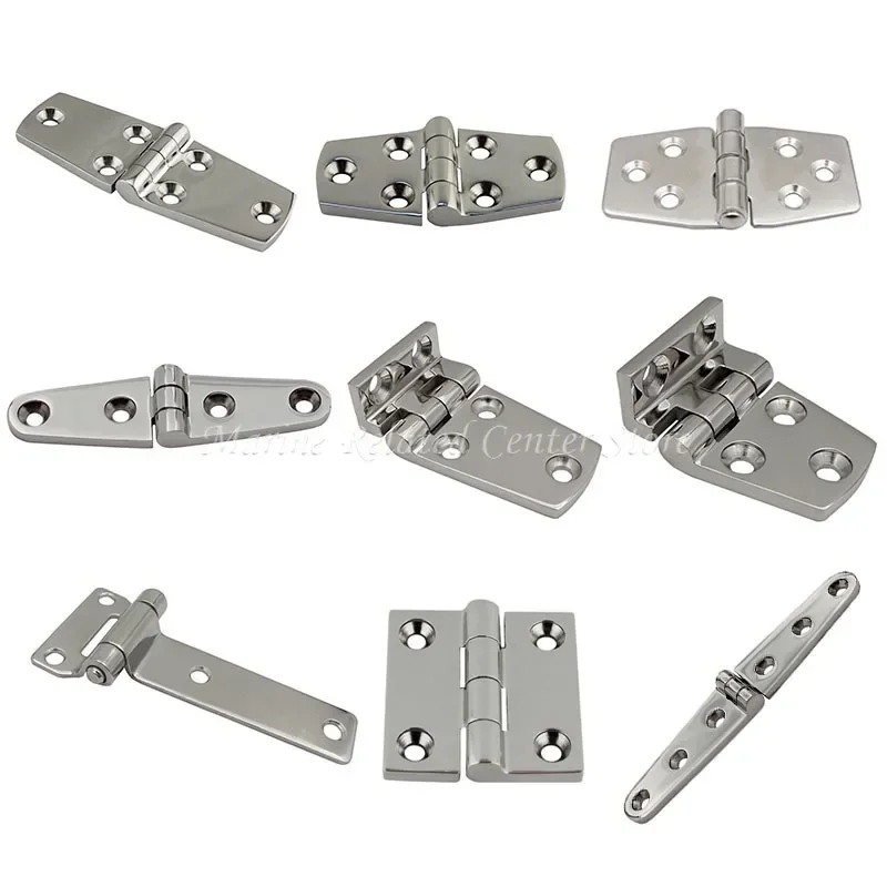 Stainless Steel 316 / 304 Cast Door Strap Hinge Flat Hinge T Hinge With ...
