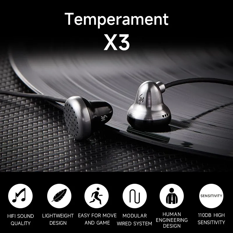 Temperament-X3-15mm-Tesla-Class-Manget-Unit-Dynamic-In-Ear-Flat ...