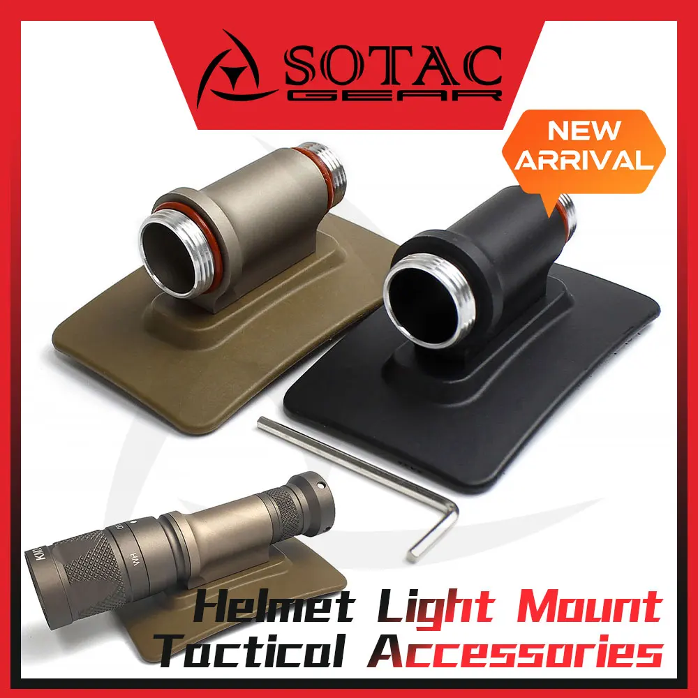 SOTAC-Weaponlight-Body-Helmet-Mount-Aluminum-and-Nylon-For-M300-Series-Scout-Light-Flashlight ...