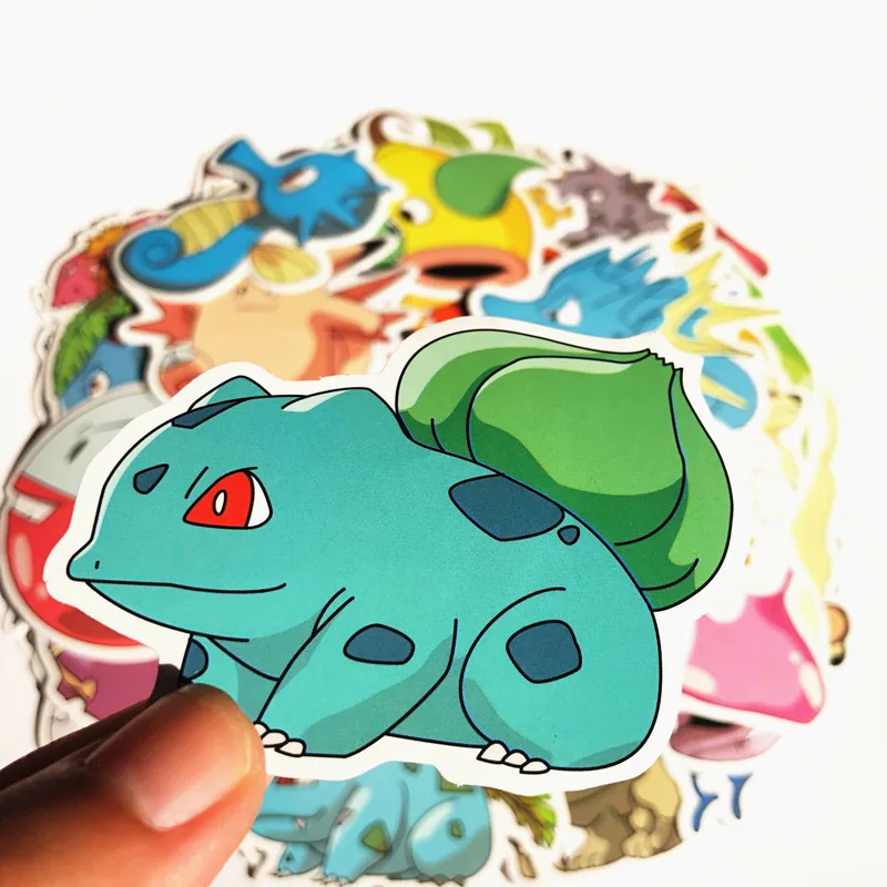Piepende Pokemon 80 Stuks Groot Formaat Pokemon Sticker Pack