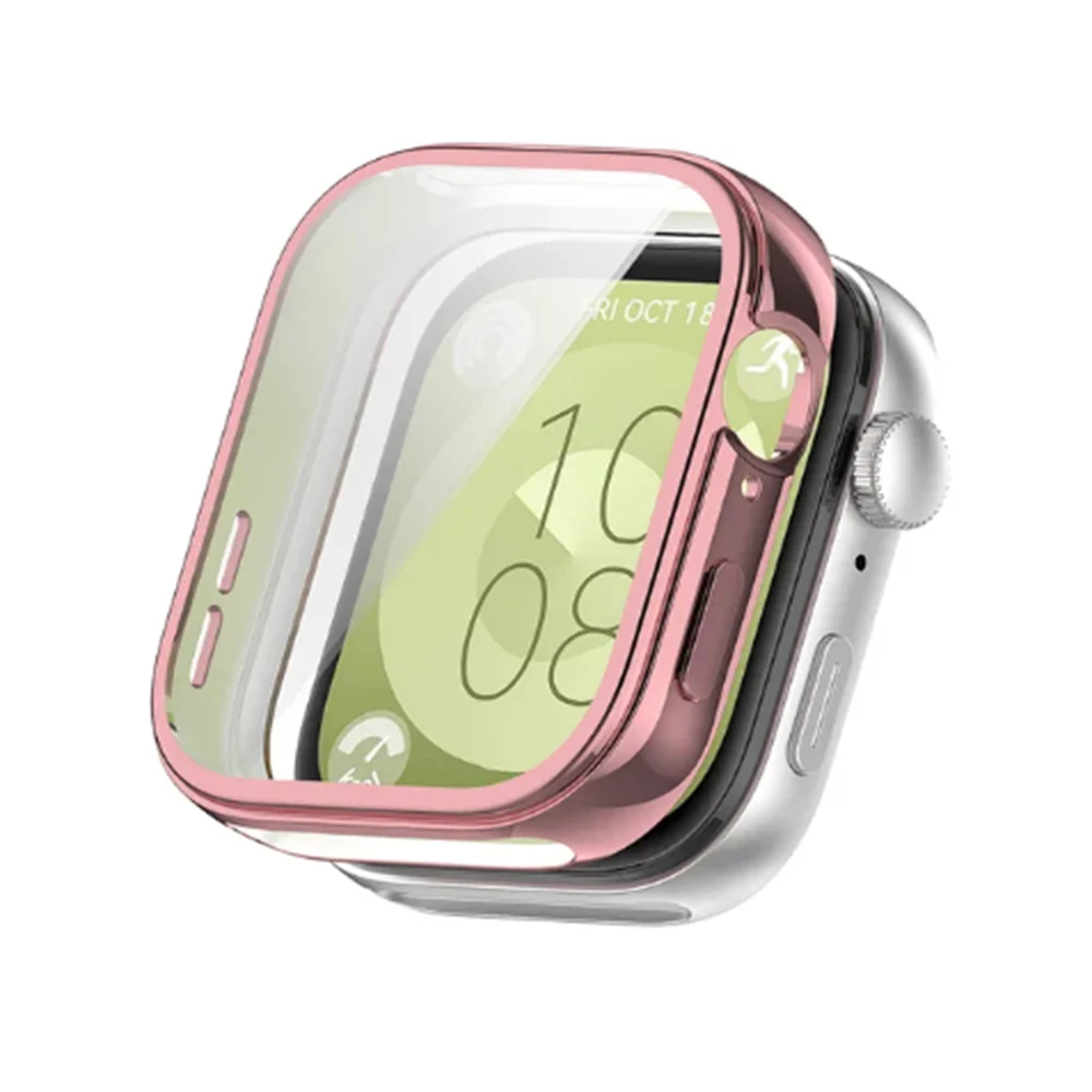 Flexible TPU Smartwatch Case with Full-Directional Screen Protector for ...
