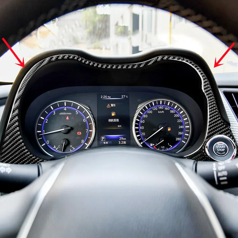 Carbon-Fiber-Stickers-Car-Dashboard-Panel-Modification-Cover-Trim ...