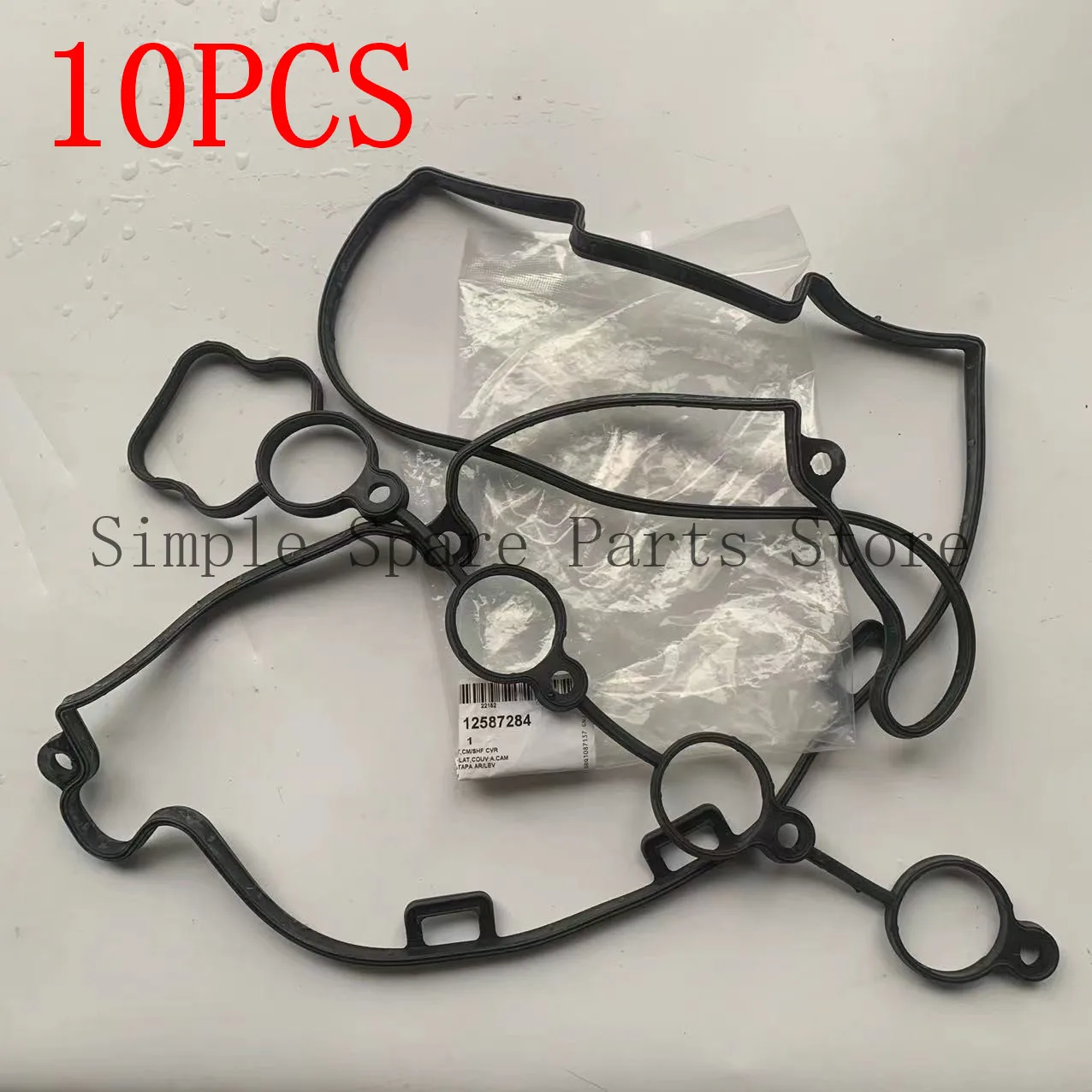 10X-New-Valve-Cover-Gasket-Rubber-Seal-Sealing-Parts-12598014-12587284 ...