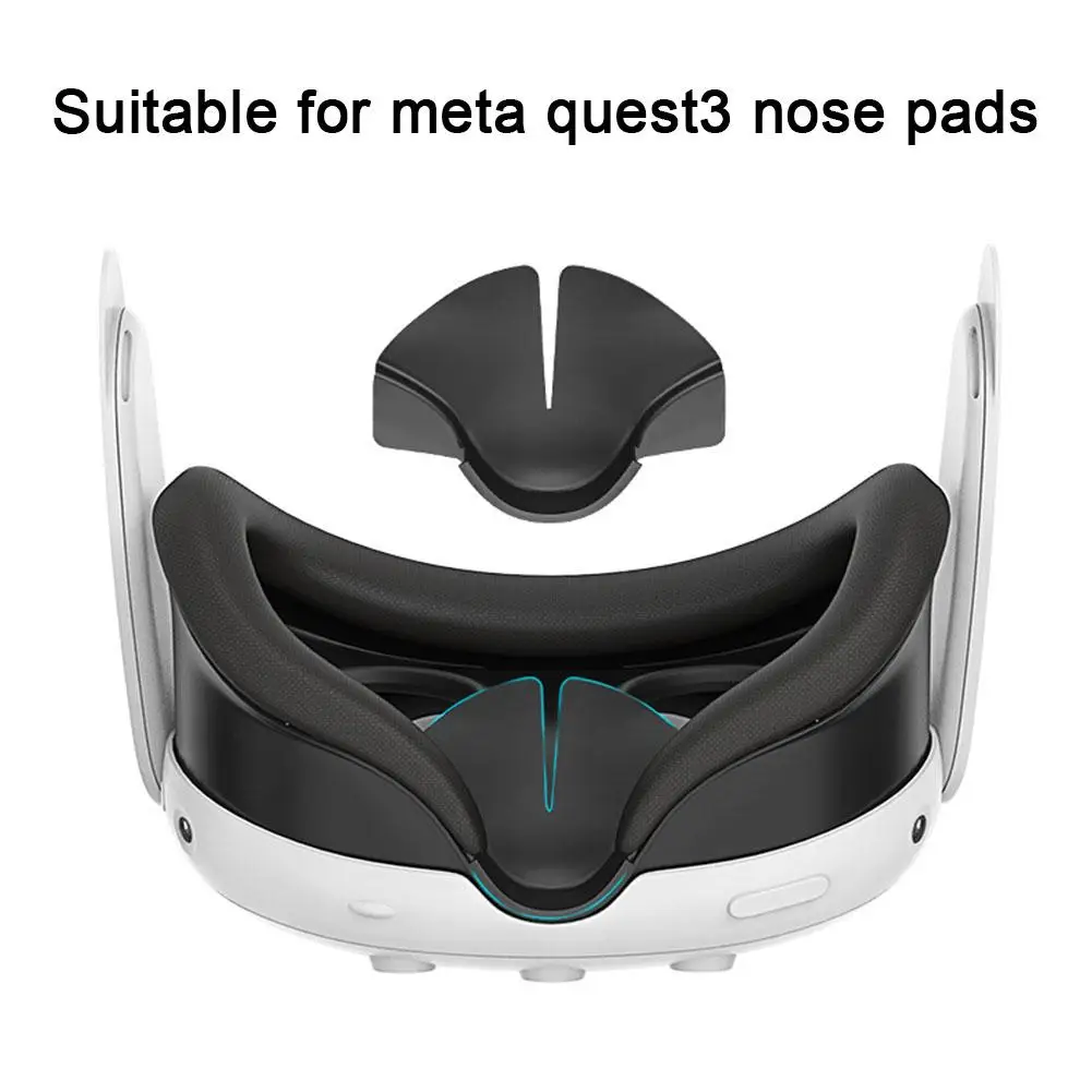 For-Meta-Quest-3-Silicone-Nose-Pad-VR-Headset-Anti-sweat-Replacement ...