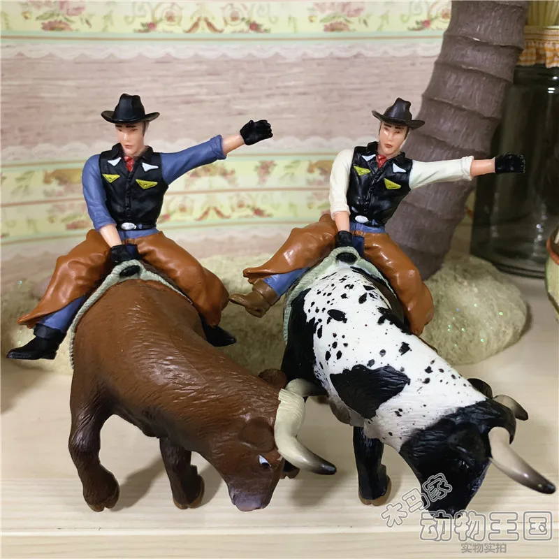 1-18-pvc-figure-model-toy-Bullfighter-scene-simulation-animal-model ...