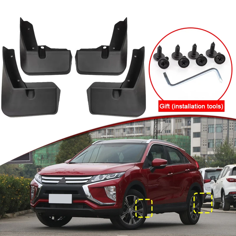 Car-Styling-For-Mitsubishi-Eclipse-Cross-2018-2023-ABS-Car-Mud-Flaps-Splash-Guard-Mudguards ...