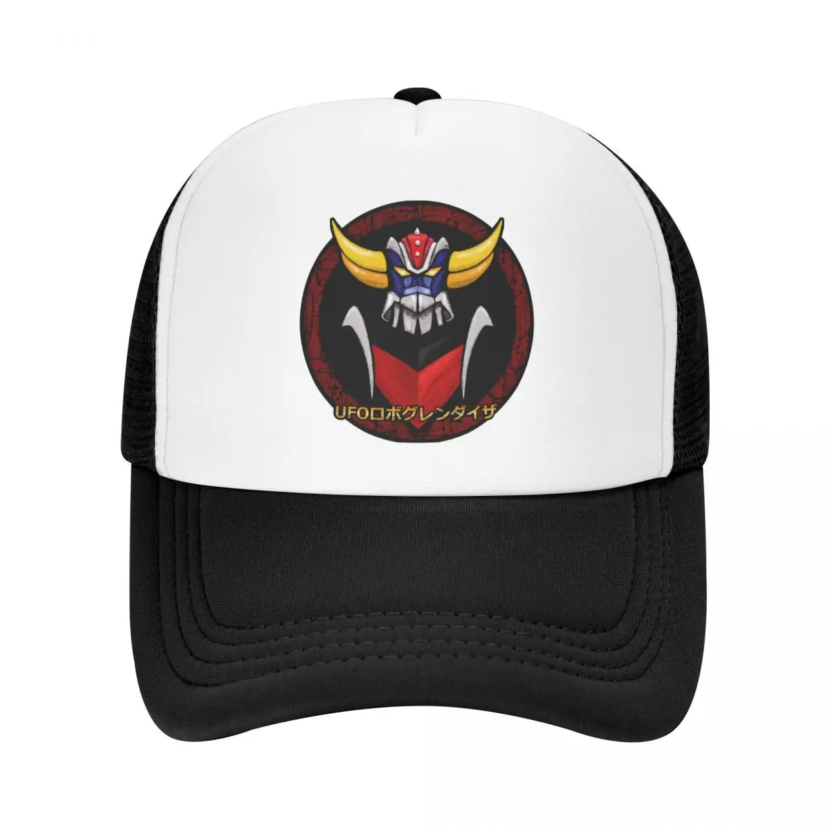 Punk-Grendizer-Ufo-Robot-Baseball-Cap-Breathable-Goldrake-Mecha-Anime ...